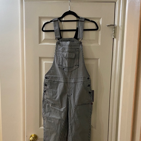 Dovetail Workwear | Pants & Jumpsuits | Dovetail Navy Striped Denim ...
